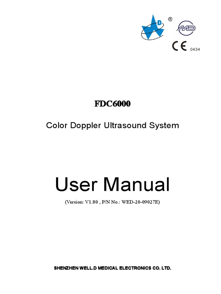 User Manual: Color Doppler Ultrasound System | PDF | Electrostatic ...