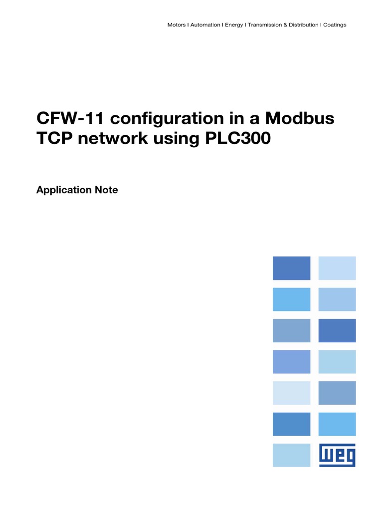 Configuring the CFW-11 Frequency Inverter for Modbus TCP Communication | PDF | Input/Output ...