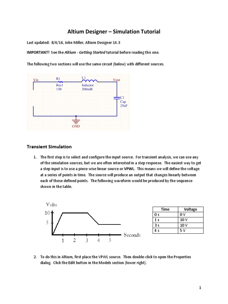 Altium - Simulation Tutorial - English | PDF | Alternating Current ...