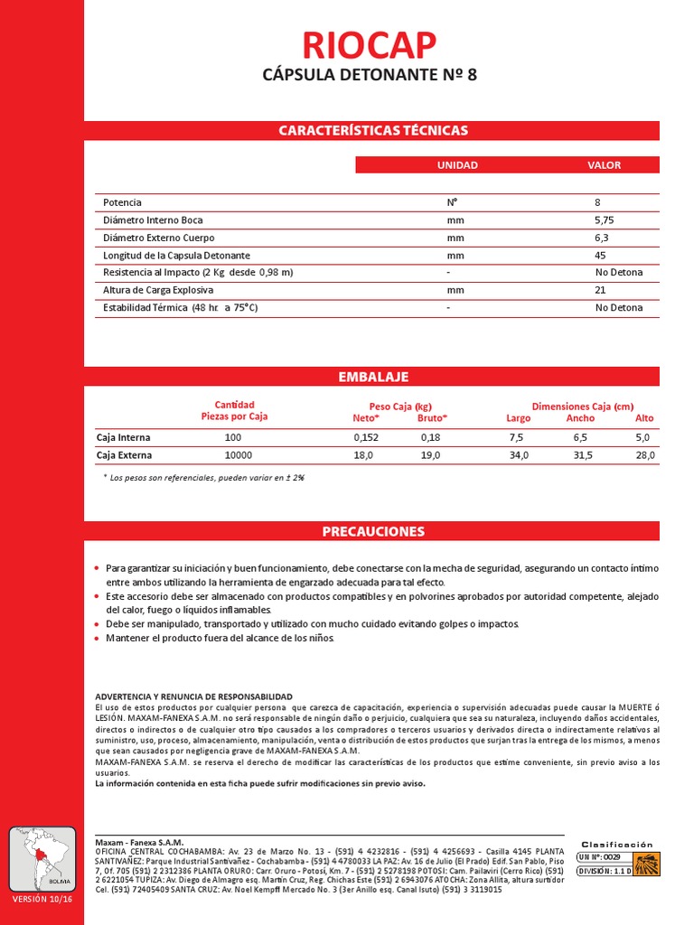 Maxam Fanexa Riocap - Fulminante | PDF