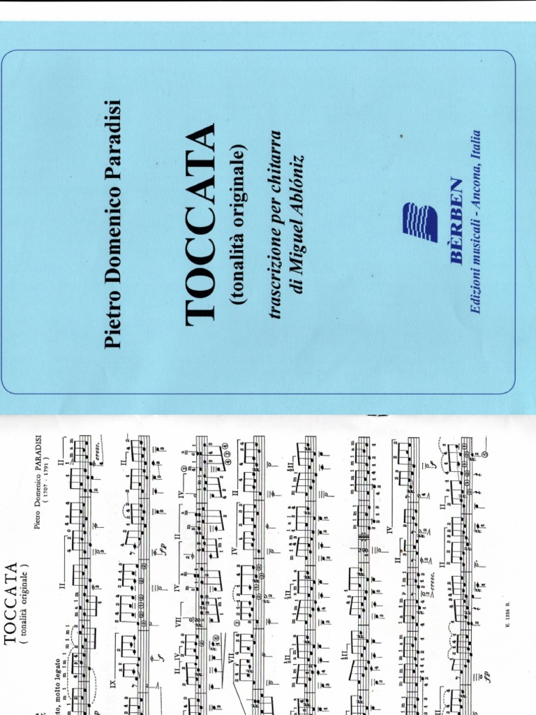 Pietro Domenico Paradisi - Toccata | PDF