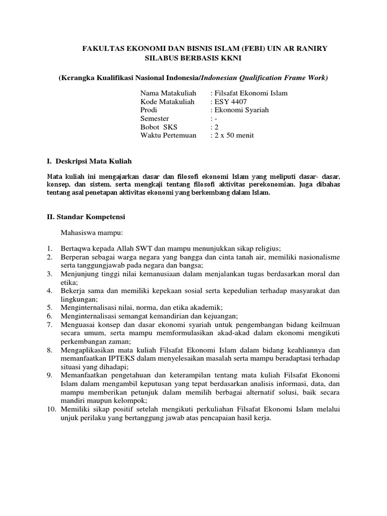 Esy-4407-Filsafat Ekonomi Islam | PDF | Ilmu Sosial