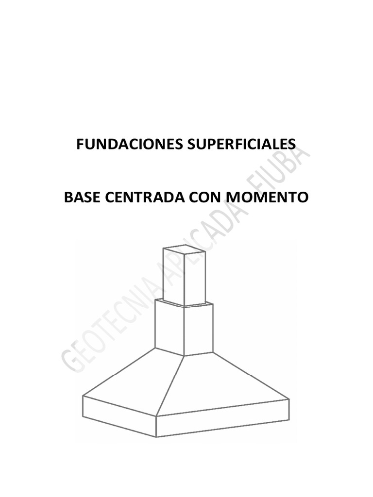 Base Centrada Con Momento | PDF | Fundación (Ingeniería)