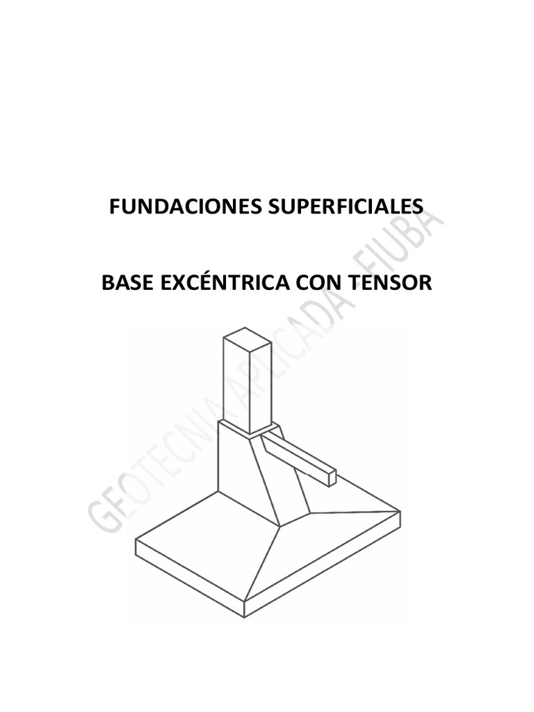 Base Excéntrica Con Tensor | PDF | Estrés (Mecánica) | Rigidez