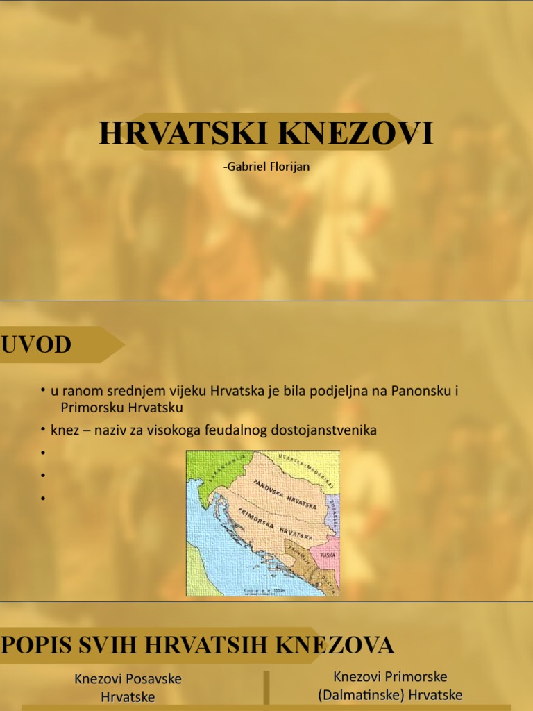Hrvatski Knezovi - Gabriel - Florijan | PDF