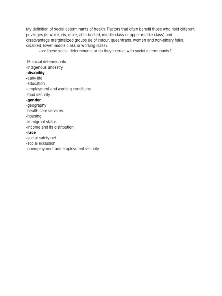 Health and Illness Class Notes | PDF | Social Science