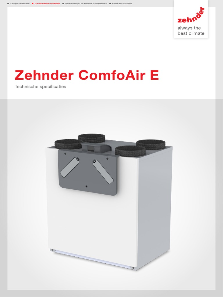 Zehnder ComfoAir E Brochure | PDF