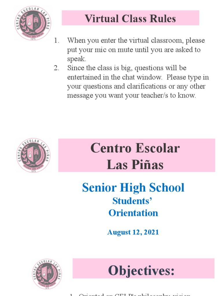 Student Orientation Powerpoint | Download Free PDF | Educational ...