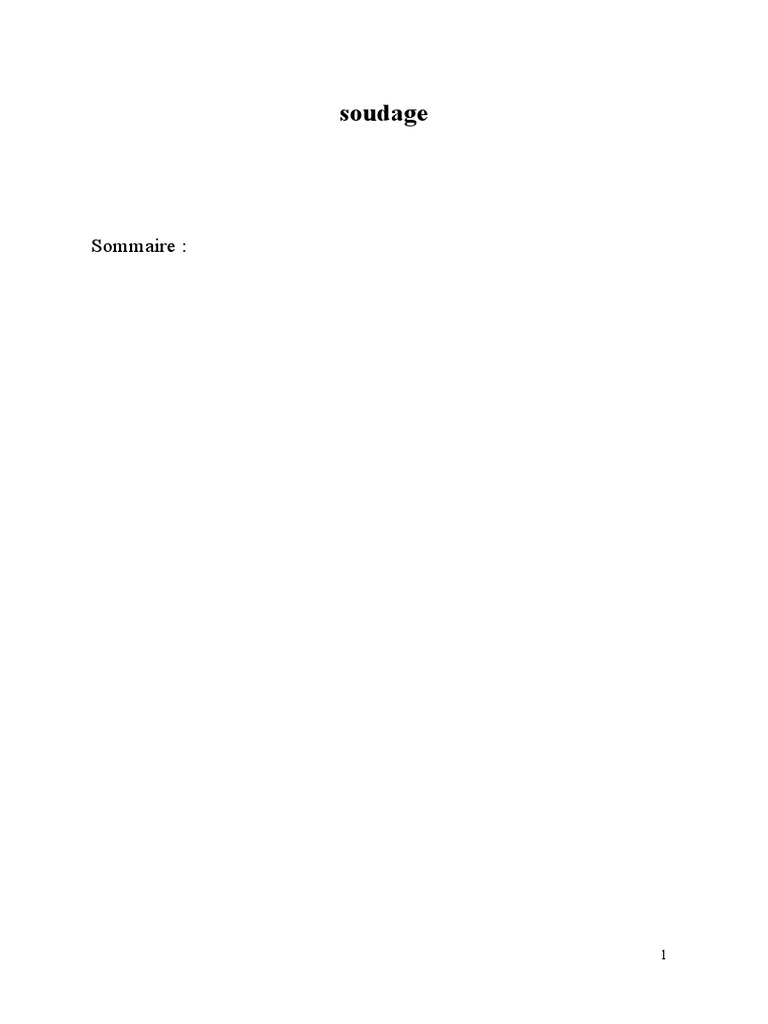 TP Soudage | PDF | Construction | Soudage