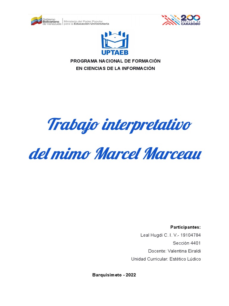 Marcel Marceau | PDF