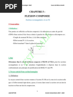 BA II - Chapitre 3 - Flexion Composée | PDF | Flexion (matériau) | Béton armé