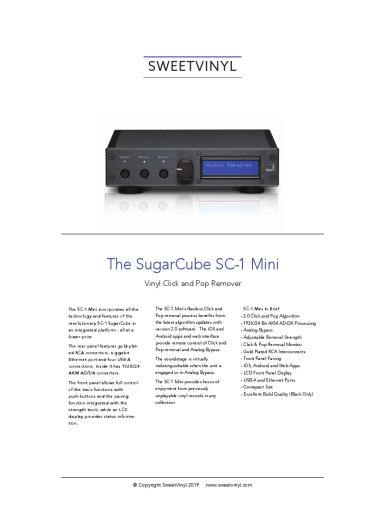 SC1 Mini Datasheet | PDF | Usb | Ios