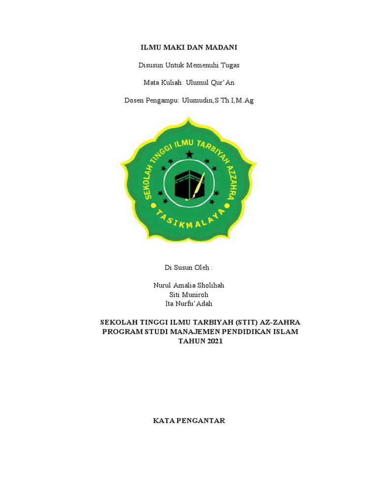 Ilmu Maki Dan Madani | PDF