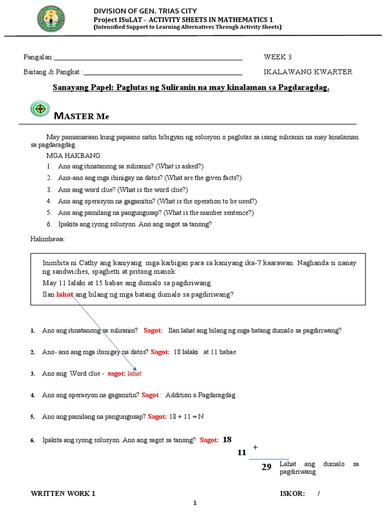 Q2 As WK 3 Math | PDF
