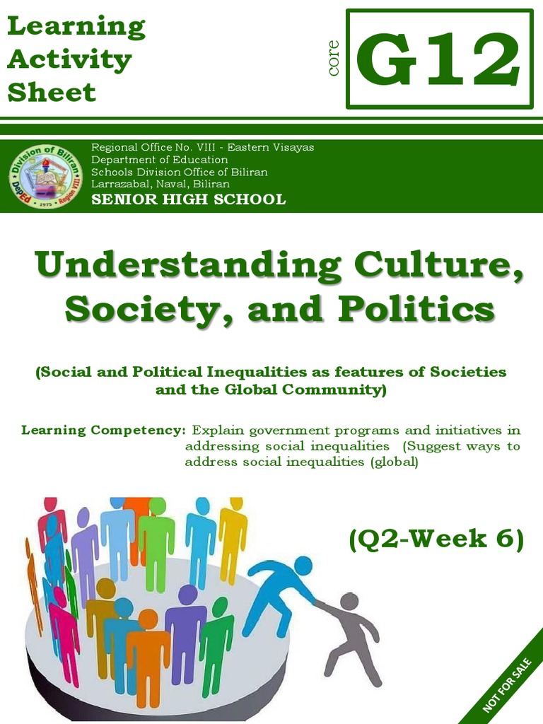 Q2 W6 Ucsp | PDF | Poverty & Homelessness | Economic Inequality