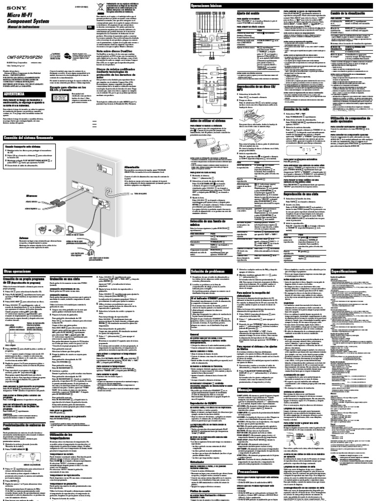 Manual Sony | PDF | Mp3 | Archivo de computadora