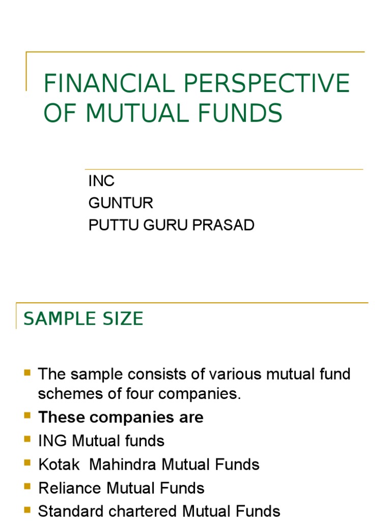 Mutual Funds Performance Analysis 2007 | PDF | Investor | Stock Market