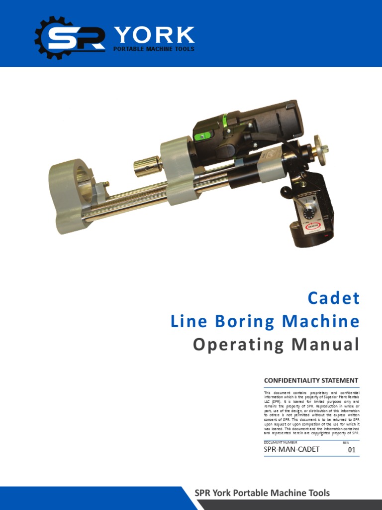 Line Boring Machine Operation Manual | PDF | Screw | Mechanical Engineering