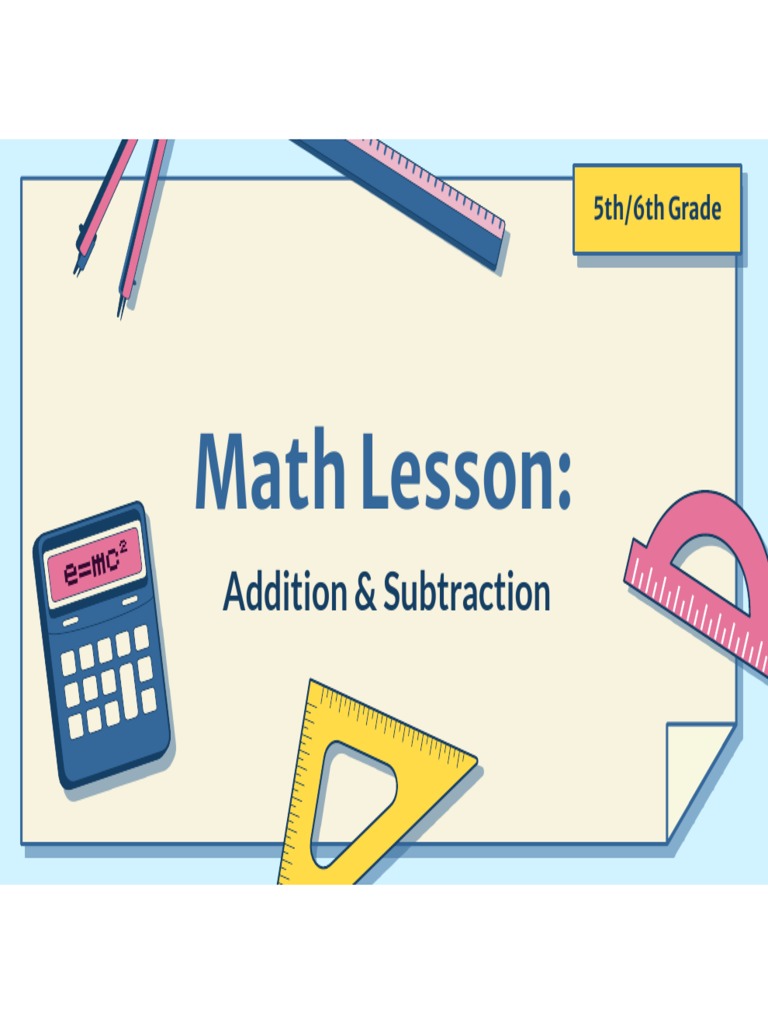 Math Lesson PowerPoint | PDF | Elementary Mathematics | Mathematics
