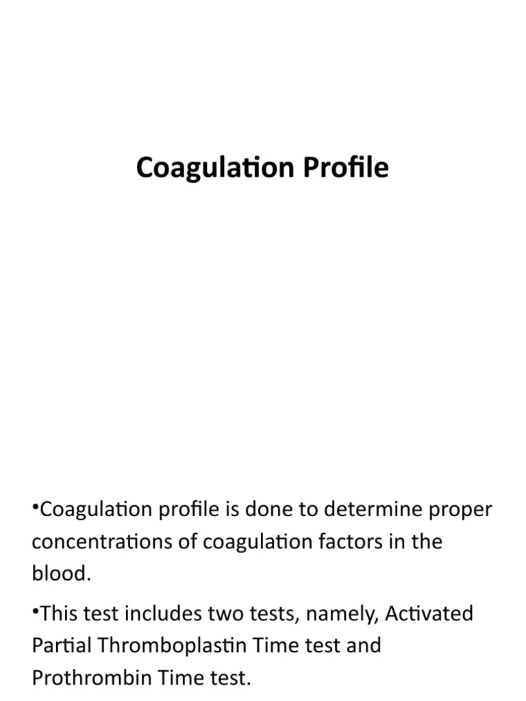 Understanding Coagulation Tests: Purposes, Procedures, and ...