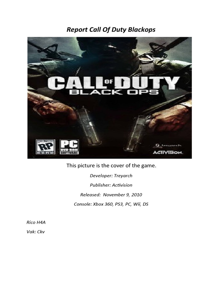 CKV Report Call of Duty | PDF | Video Games