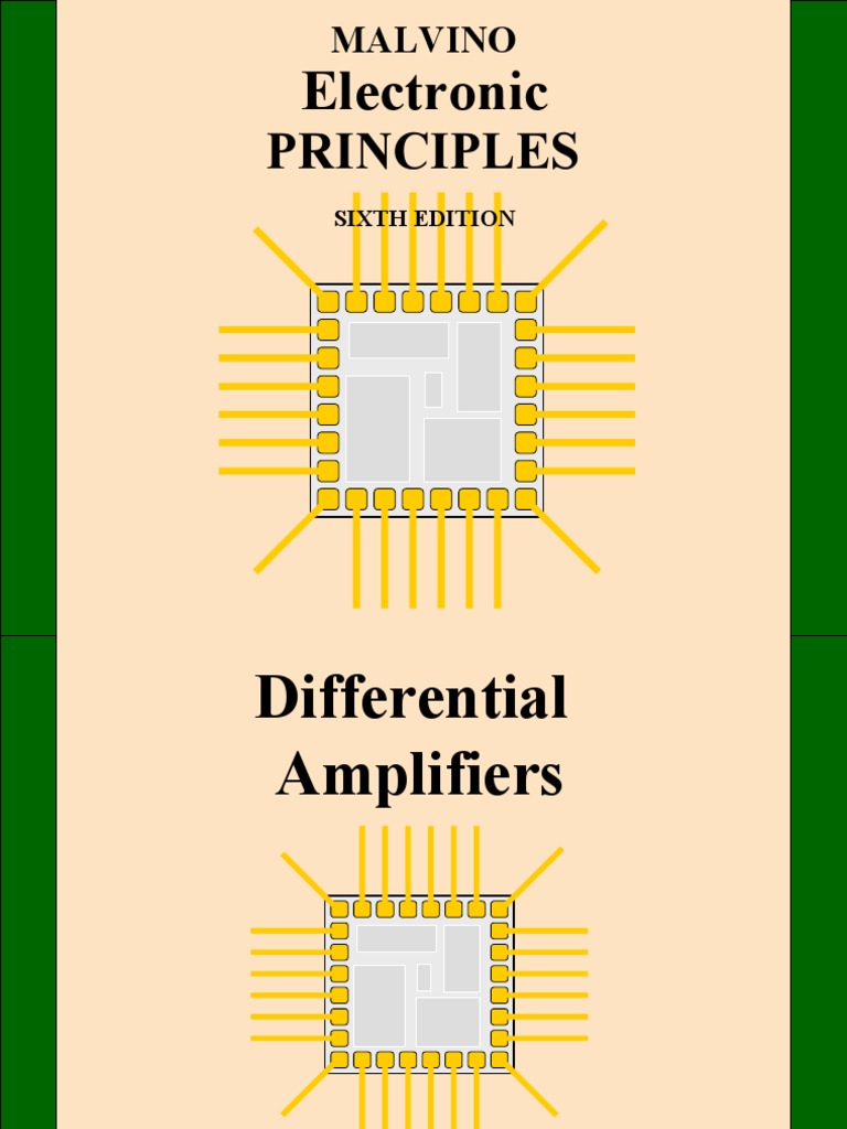 Single-Ended Differential Amplifiers | PDF | Amplifier | Operational ...