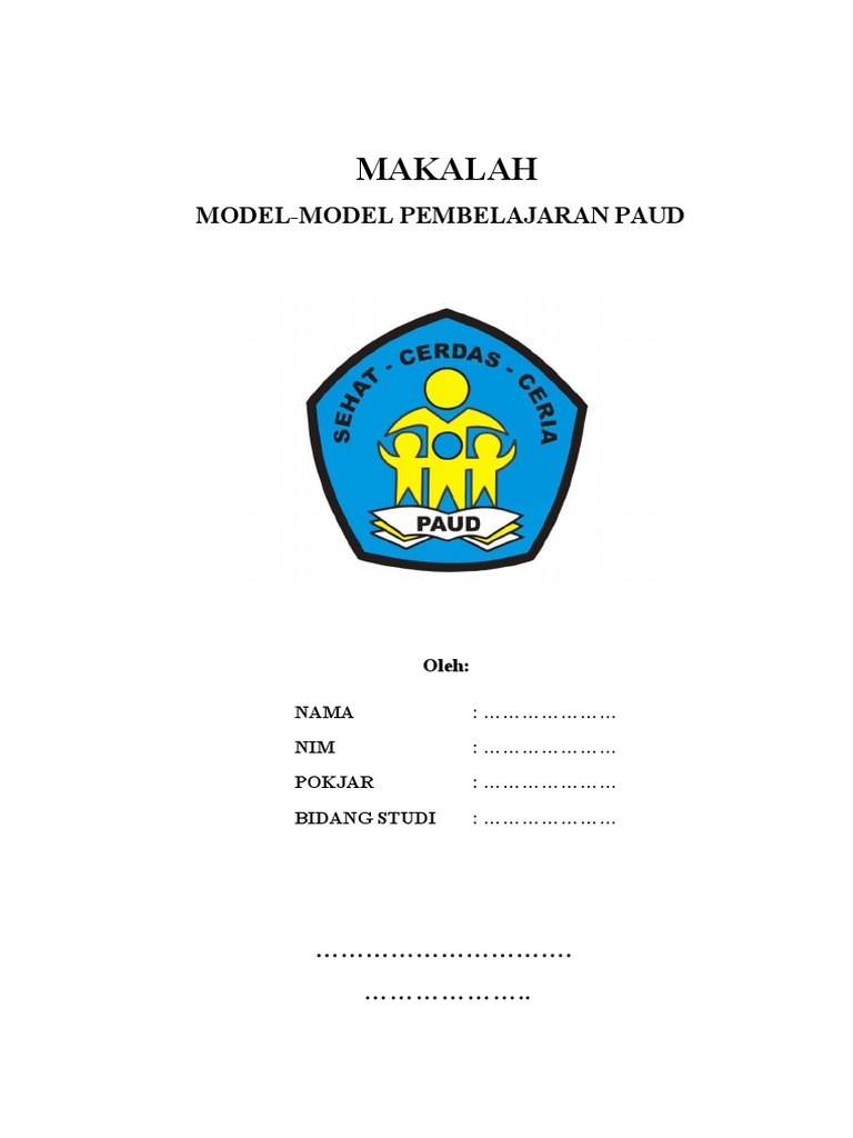 Model Pembelajaran PAUD | PDF | Karier & Perkembangan | Sains & Matematika