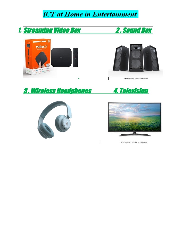 Activity 3 PG No. 166 ICT at Home in Entertainment | PDF