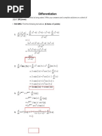 Implicit Differentiation Practice Problems | PDF | Rates | Functions ...