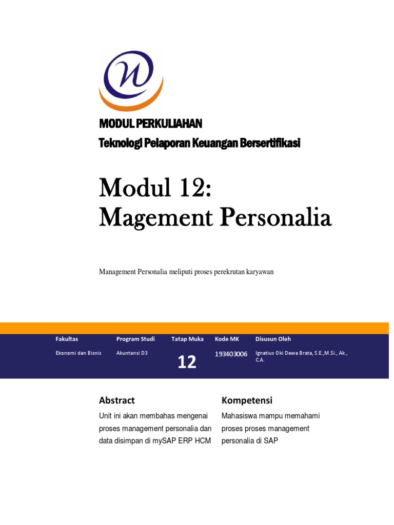 Modul 12 D3 | PDF