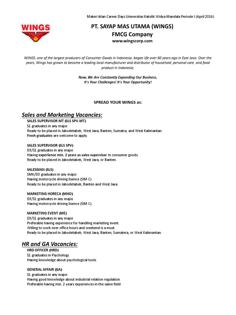 1456119719-' PT Sayap Mas Utama (Wings) | PDF | Engineering | Computer ...