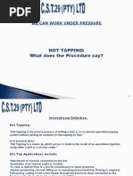 Method Statement For Hot Tapping | PDF | Tap (Valve) | Valve