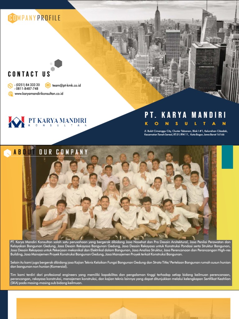 Compro PT. Karya Mandiri | PDF