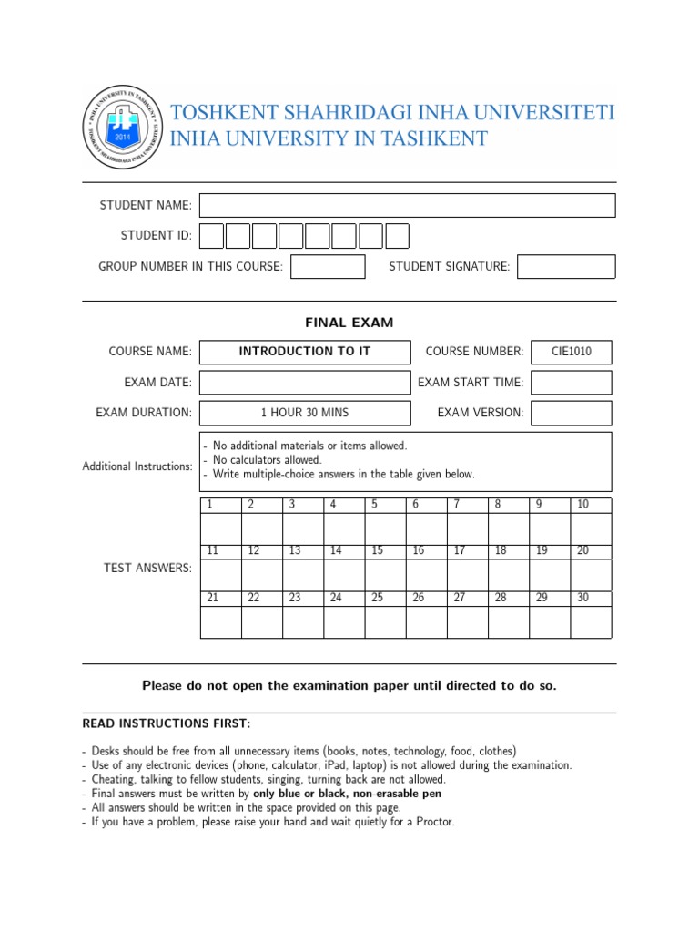 Final Exam 2017 Pdf Test Assessment Pointer Computer Programming 1216