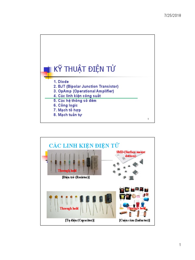 Slide KTDT Bai1 Diode | PDF