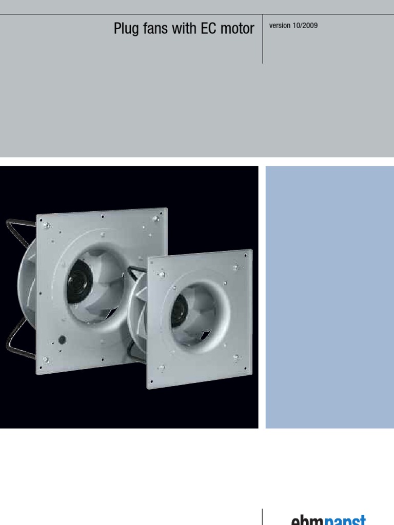 Centrifugal Fan Plug Fans en | PDF | Electromagnetism | Mechanical ...