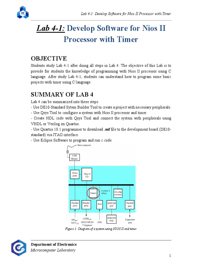 Nios II Timer Programming in C | PDF | Parameter (Computer Programming) | Callback (Computer ...