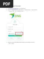 ZING HRMS Tool: User Guide | PDF