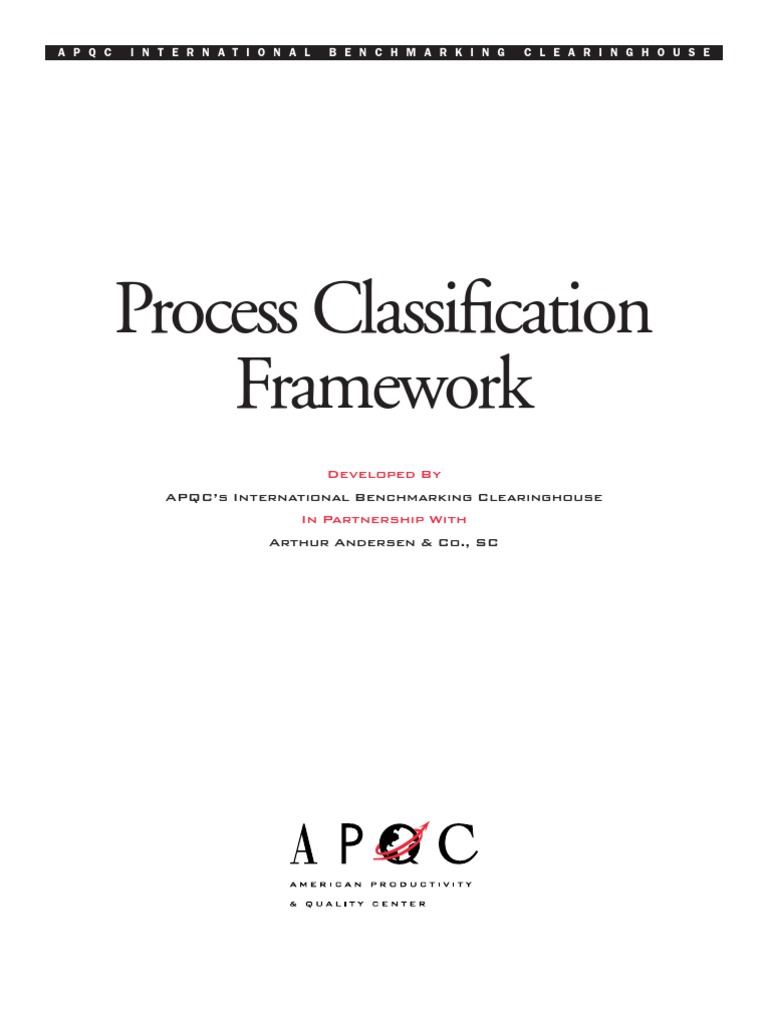 Process Calassification Framewrk | PDF