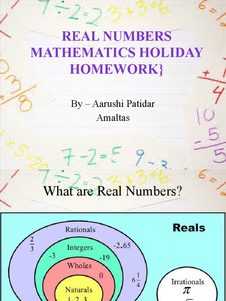 Maths Real Numbers PPT by Aarushi Patidar | PDF | Numbers | Factorization