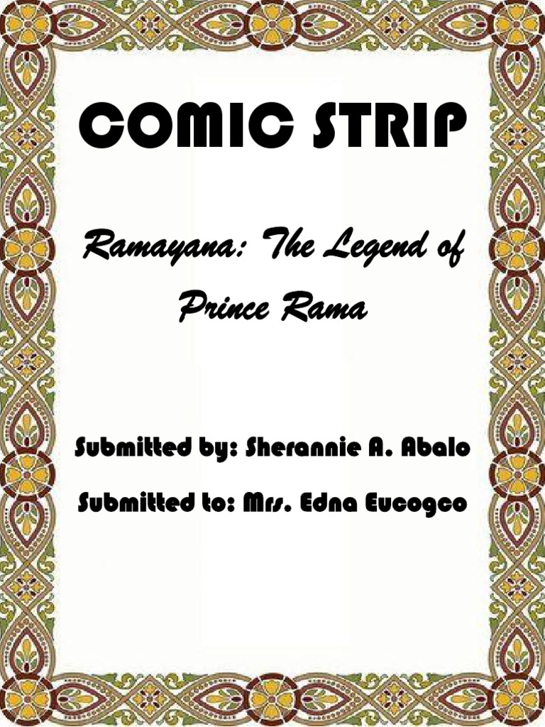 Comic Strip - Ramayana | PDF