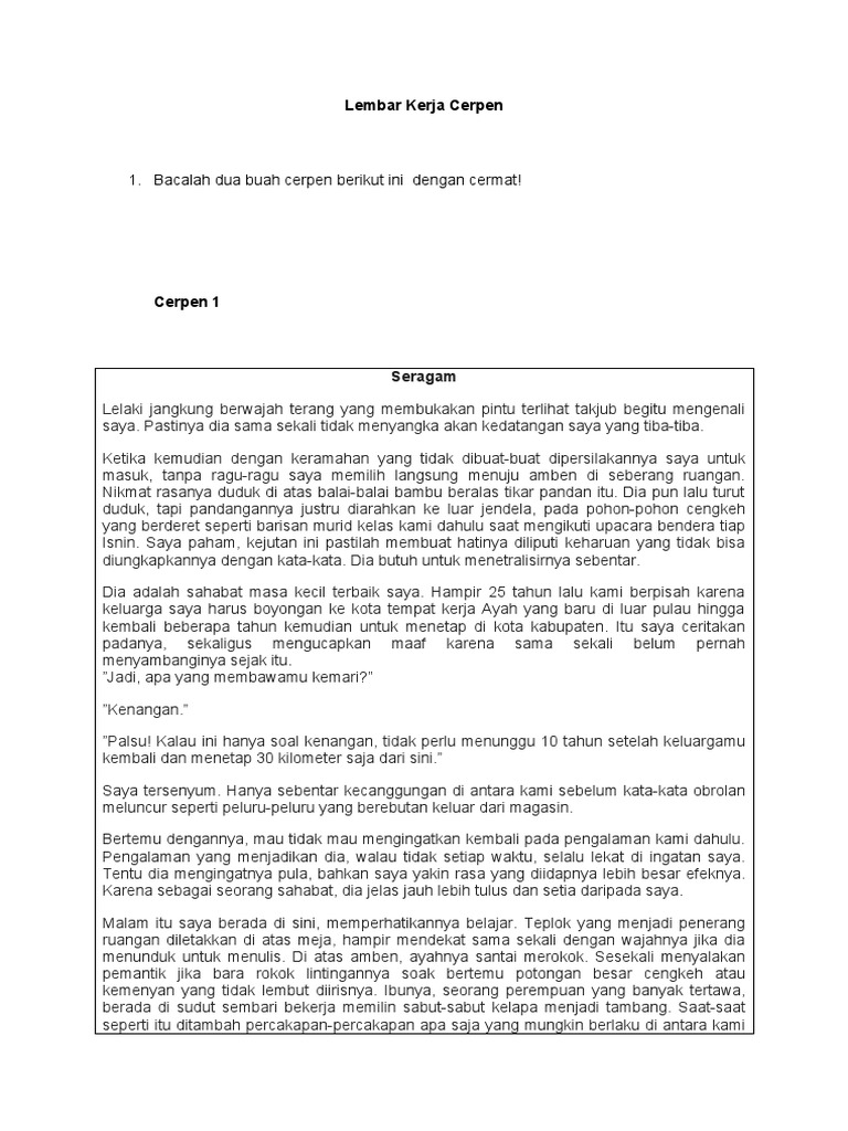 Cerpen | PDF