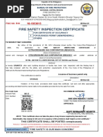 Fire Safety Clearance: FSCCHMCCV NO. R | PDF | Fire Safety | Dangerous ...