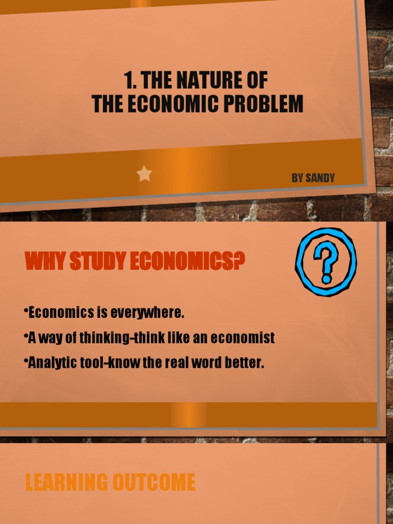 Nature of The Economic Problem | PDF | Career & Growth | Wellness