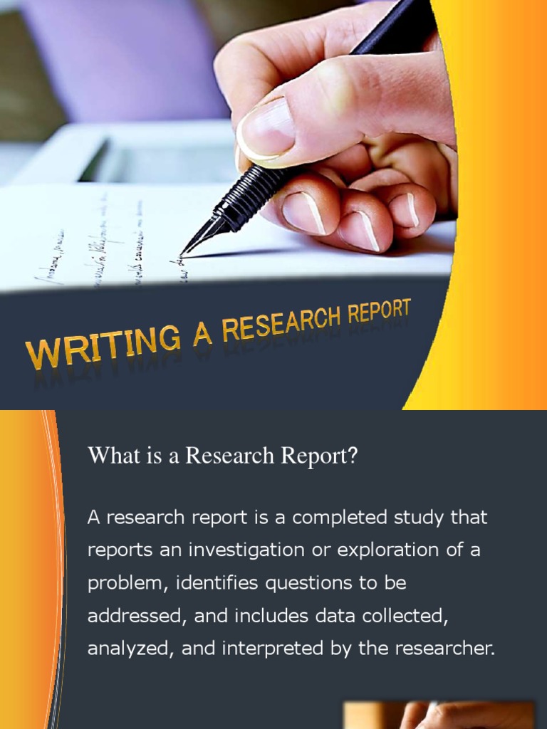 Research Report Writing | PDF | Statistics | Data Analysis