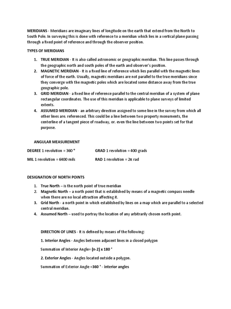 Definition of Terms Funda | PDF | Azimuth | Compass