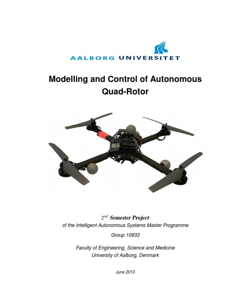 (Project) Modelling and Control of Autonomous Quadrotor | PDF | Torque ...