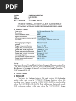 Contoh Kasus Analisa Horizontal Dan Vertikal | PDF