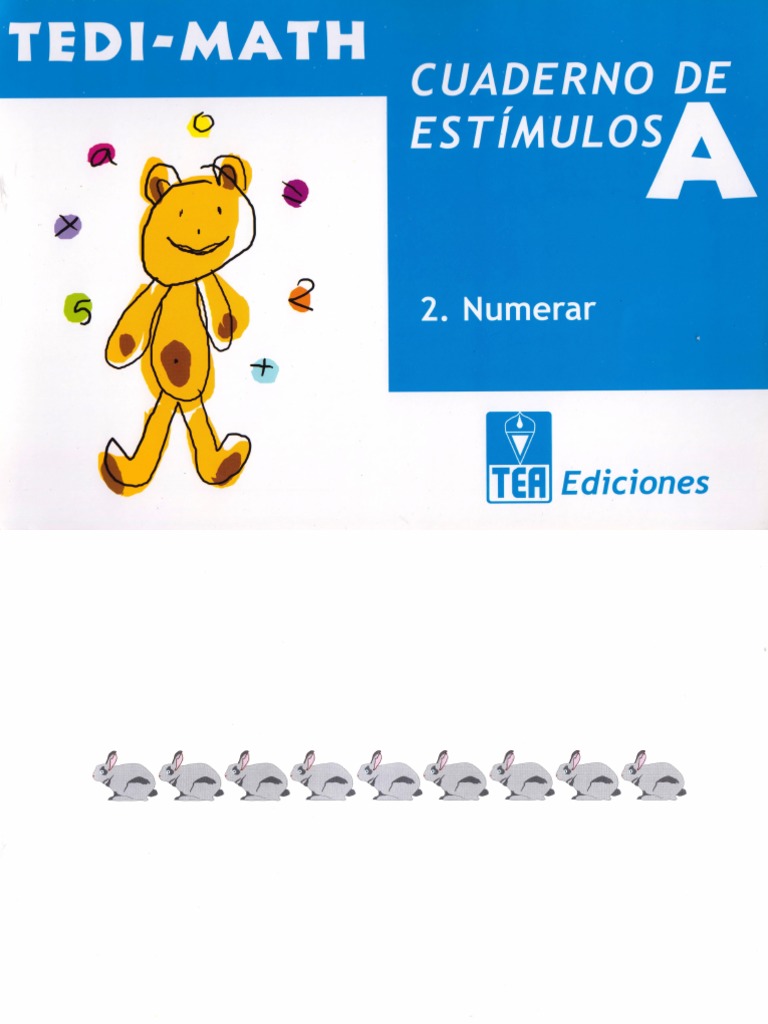 3 Cuadernillo de Estimulos A Tedi Math | PDF