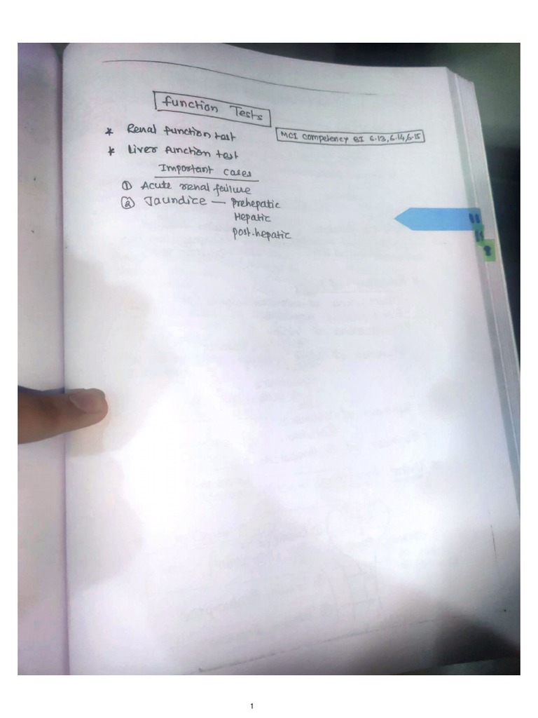 Organ Function Tests | PDF